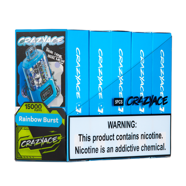 Rainbow Burst Crazy Ace B15000 Vape – Mi-One Brands