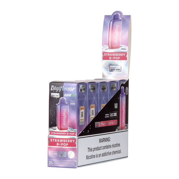 Strawberry B-Pop Digiflavor BRK Vape – Mi-One Brands