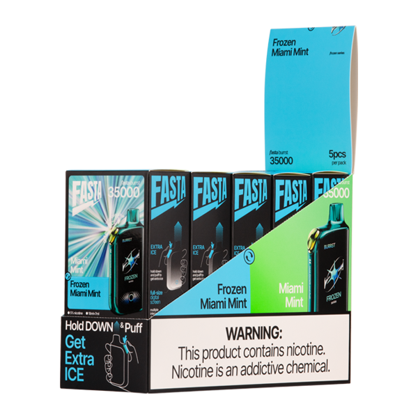 Miami Mint / Frozen Miami Mint FASTA Burrst 35000 – Mi-One Brands