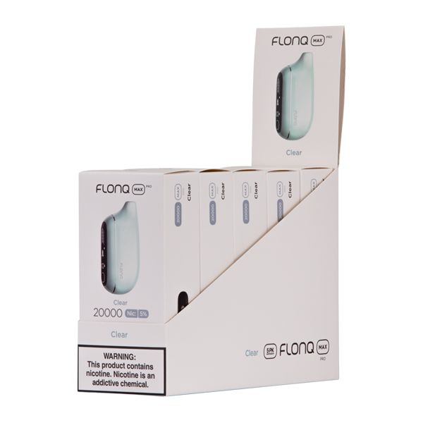 Clear FLONQ Max Pro Vapes – Mi-One Brands