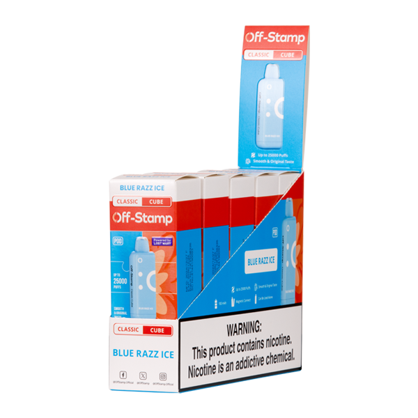 Blue Razz Ice Off Stamp Classic Cube Pod – Mi-One Brands