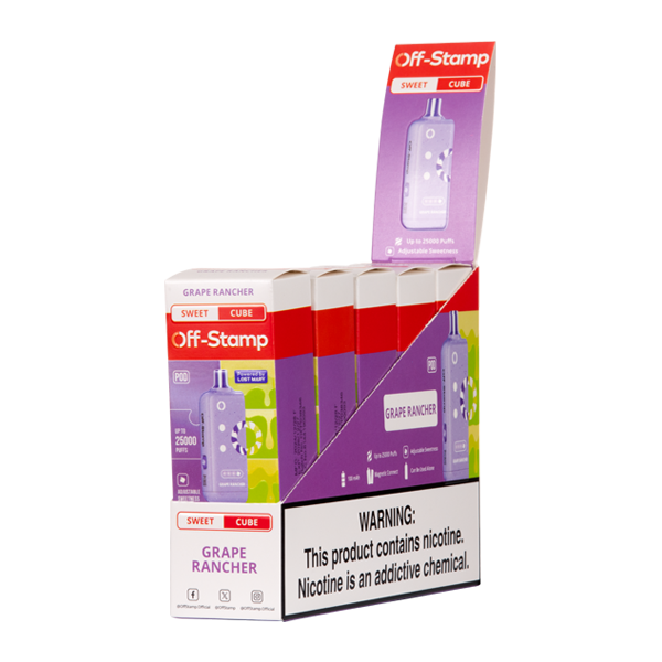 Grape Rancher Off Stamp Sweet Cube Vape Pod – Mi-One Brands