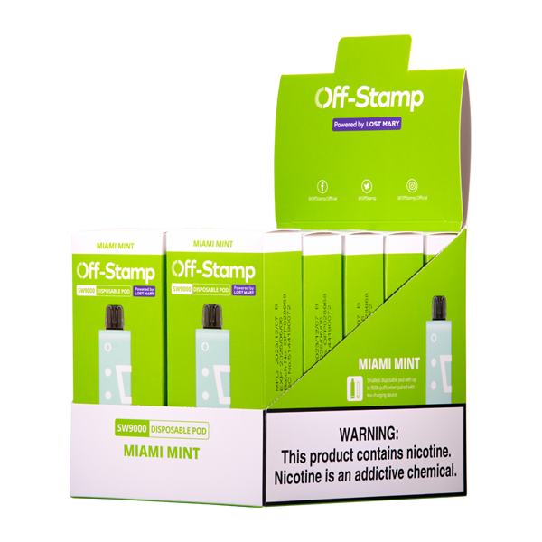 Miami Mint OFF STAMP SW9000 Disposable Vape – Mi-One Brands