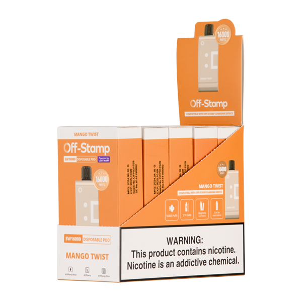 Mango Twist OFF STAMP SW16000 Disposable Vape – Mi-One Brands