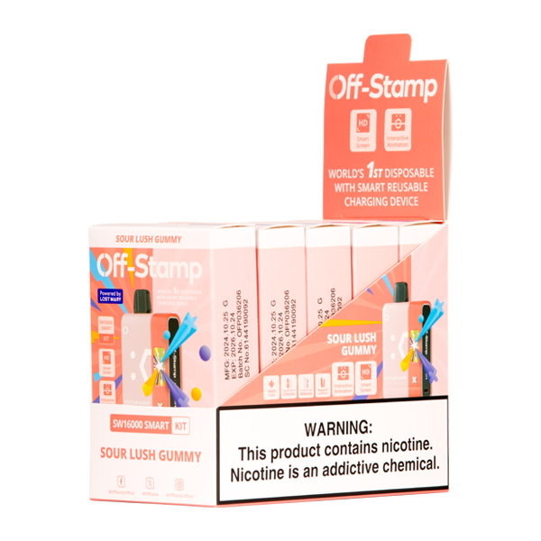 Sour Lush Gummy Off Stamp SW16000 Vape Kit – Mi-One Brands