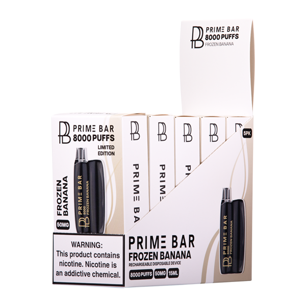 Frozen Banana Prime Bar 8000 Vape – Mi-One Brands