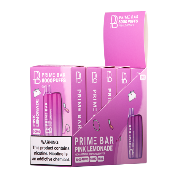 Pink Lemonade Prime Bar 8000 Vape – Mi-One Brands