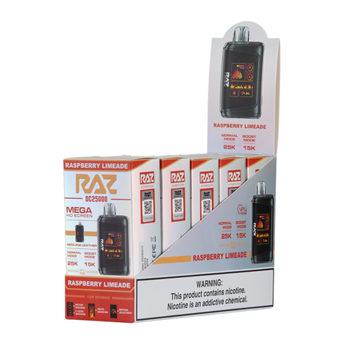 Raspberry Limeade RAZ DC25000 Vape