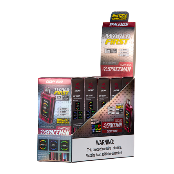 Cherry Bomb Spaceman Prism 20k Vape – Mi-One Brands