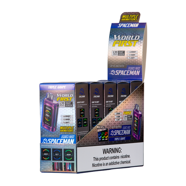 Triple Grape Spaceman Prism 20K Vape – Mi-One Brands