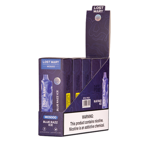 Blue Razz Ice Lost Mary MO5000 Vape