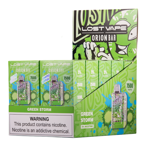 Green Storm Orion Bar 7500 Vape – Mi-One Brands
