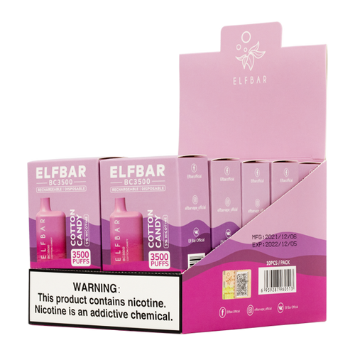 Cotton Candy Elf Bar BC3500 Vape
