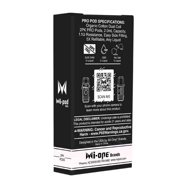 Mi-Pod Pro Replacement Pod - 10PK – Mi-One Brands