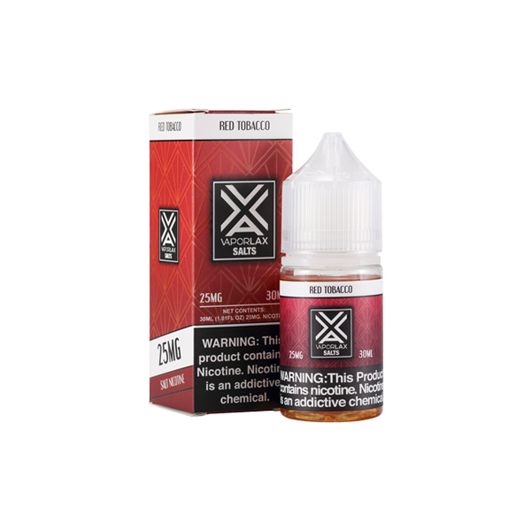 Red Tobacco VaporLax Salt Vape Juice – Mi-One Brands