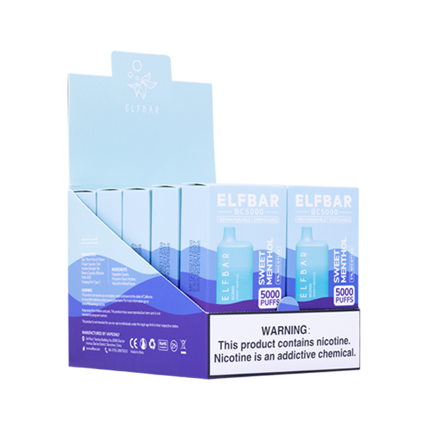 Sweet Menthol Elf Bar BC5000 Disposable Vape – Mi-One Brands