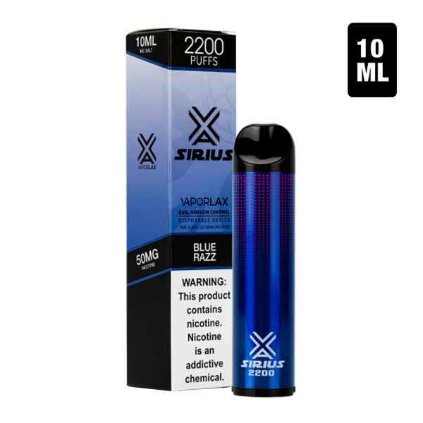 Blue Razz by Sirius Disposables · +2200 Puffs in Each Vape Pen – Mi-One ...